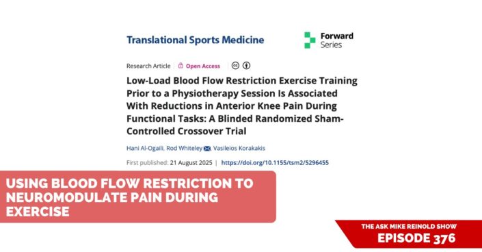Using Blood Flow Restriction to Neuromodulate Pain During Exercise ...