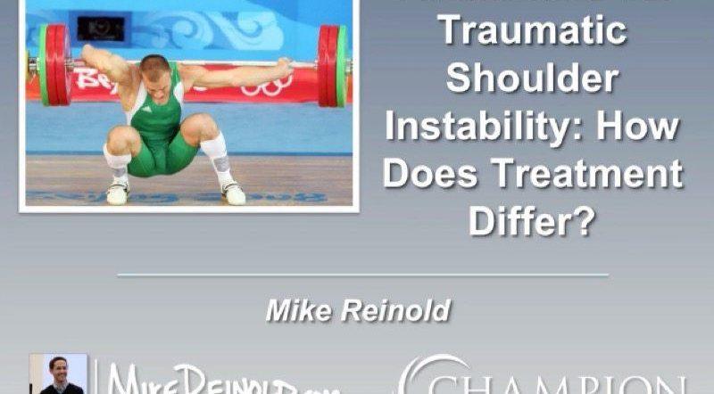 How Rehab Differs for Traumatic and Atraumatic Shoulder Instability